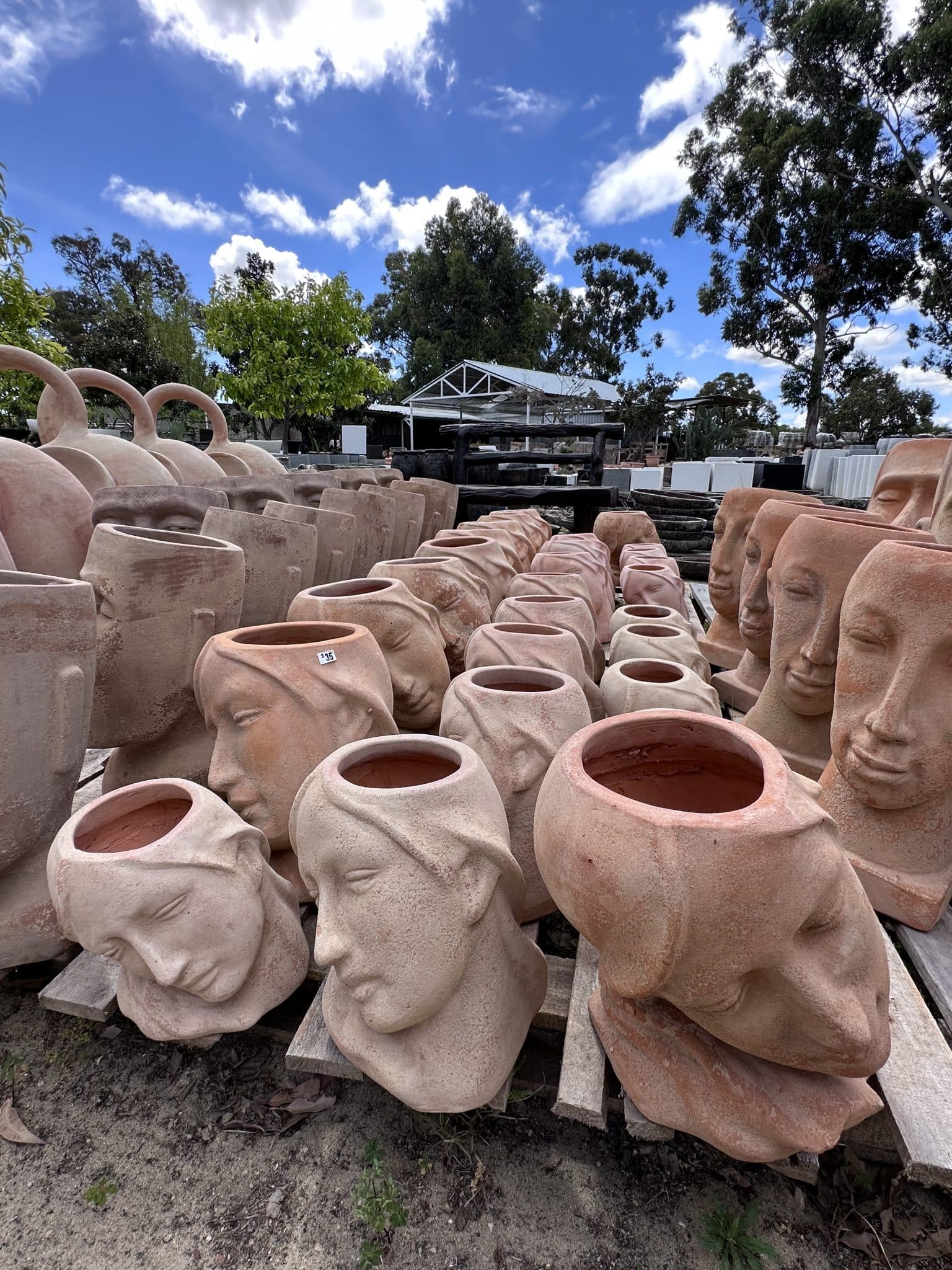 Terracotta Outdoor Garden Pots Perth | Unique shaped Pots | All sizes